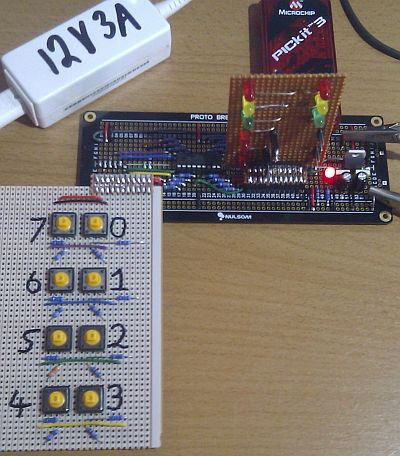 rOmV4 - PIC16F88 0B Digital I/O